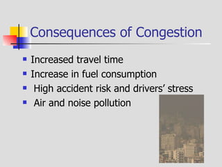 Congestion In Tehran | PPT