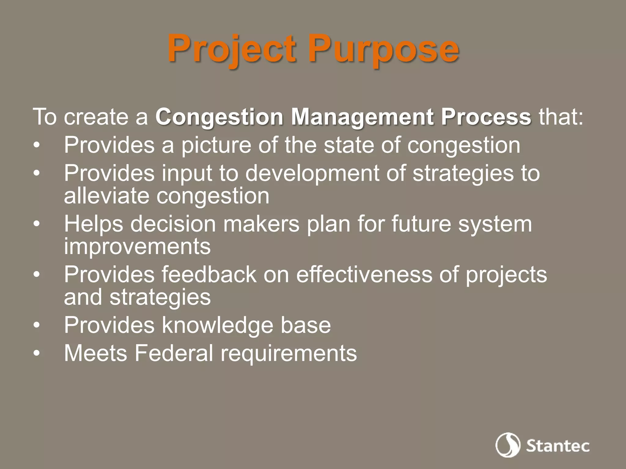 Congestion management process presentation updated | PPTX