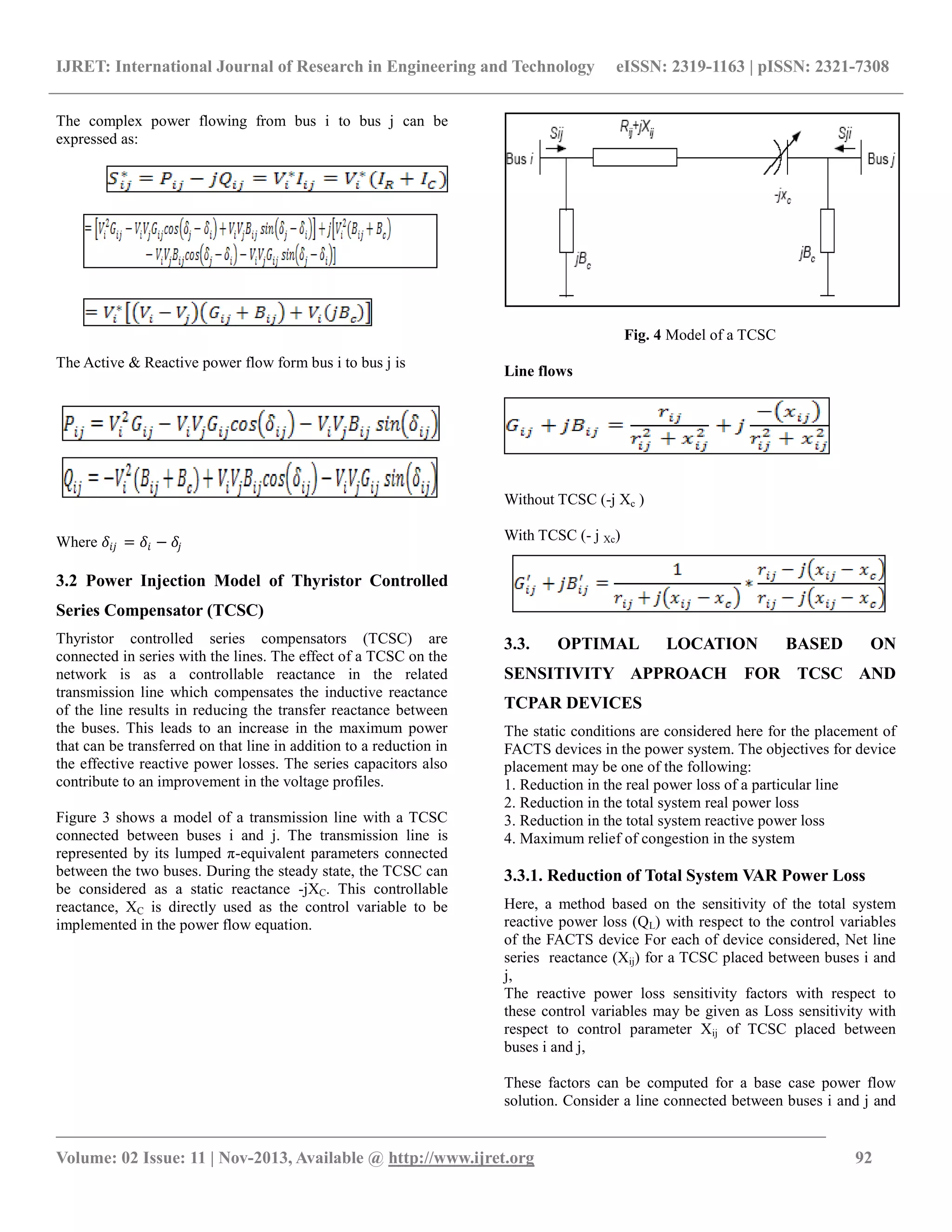 Congestion Management Using Facts Devices In Deregulated Power System Pdf