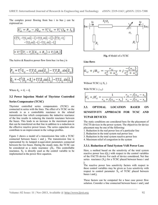 Congestion Management Using Facts Devices In Deregulated Power System Pdf