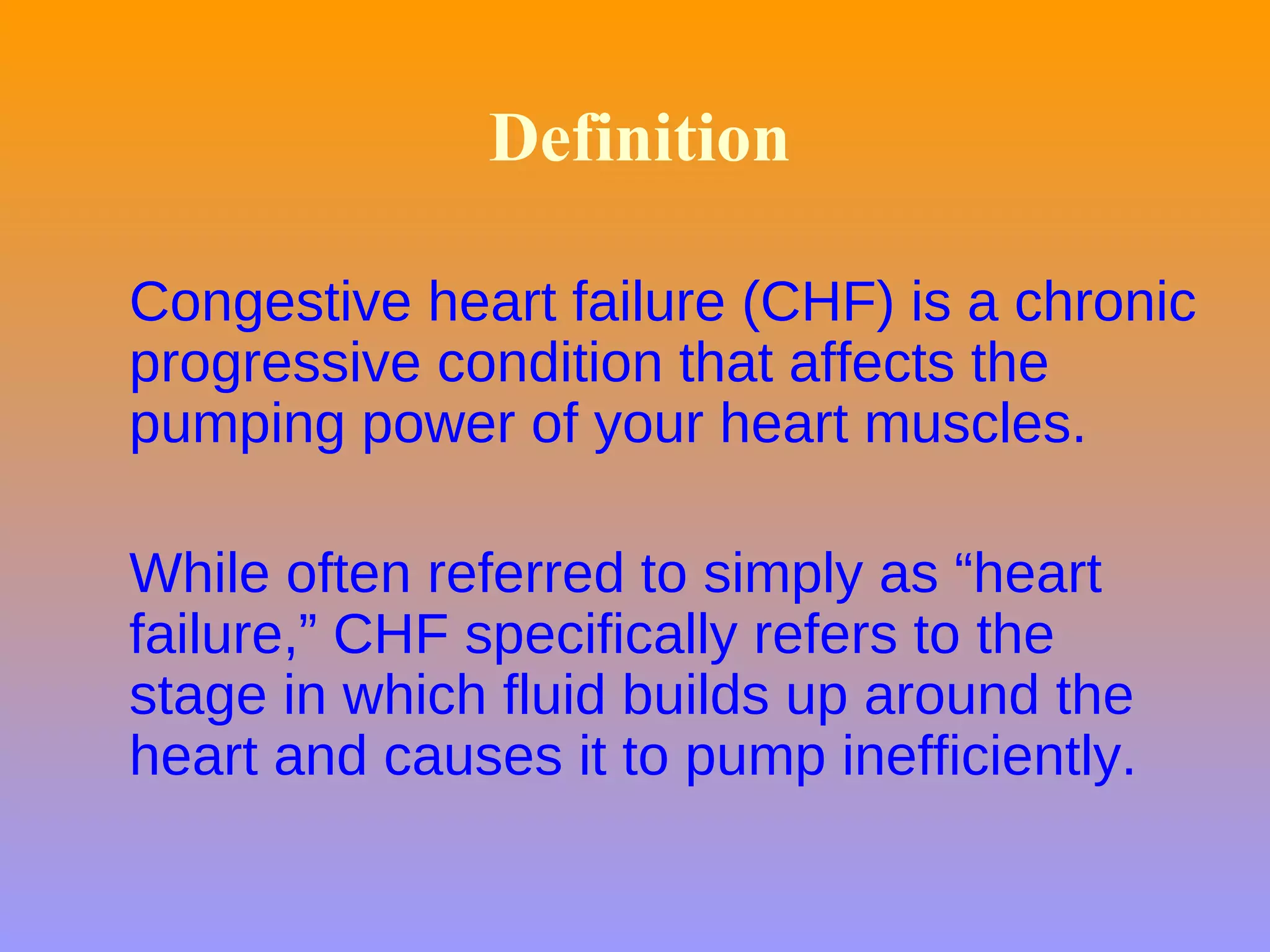 Congestive heart failure | PPT