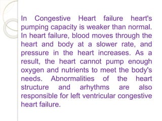 Congestive heart failure | PPTX