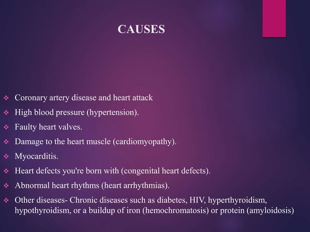 Congestive heart failure | PPTX | Heart and Cardiovascular Diseases ...