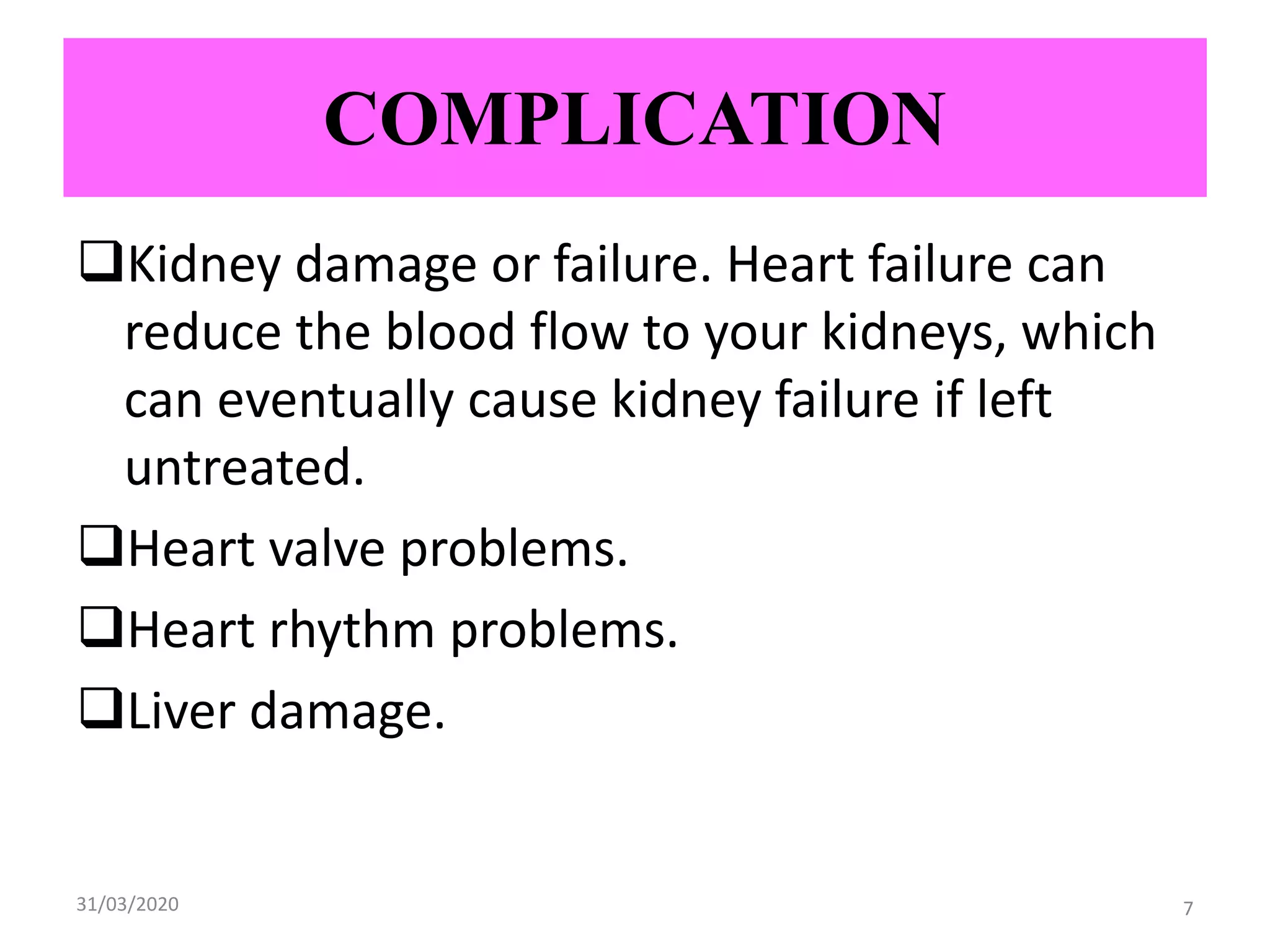 Congestive heart failure | PPTX