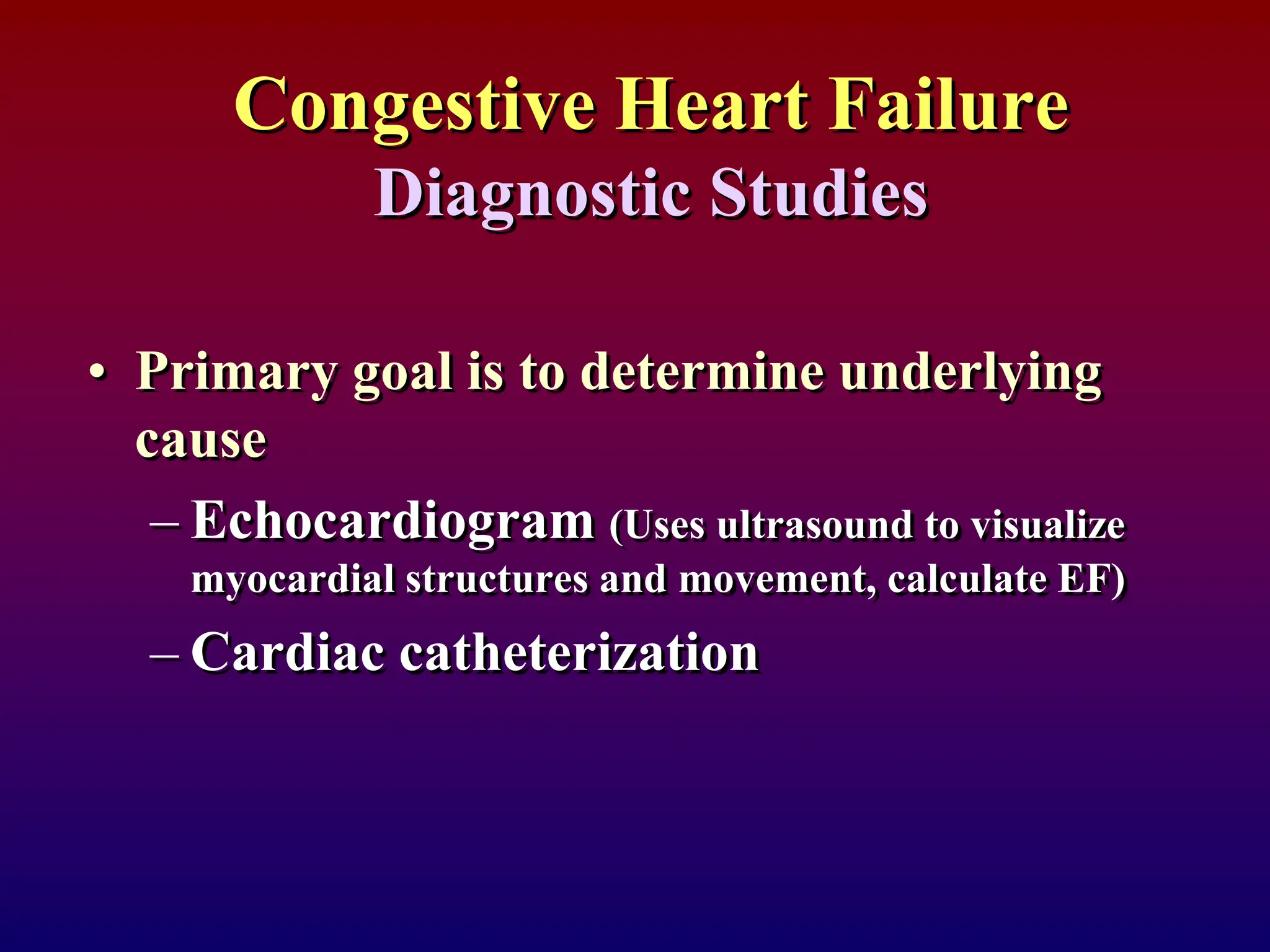 CongestiveHeartFailure.ppt | Free Download