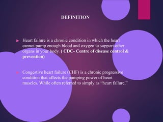 congestive heart failure full ppt presentation | PPT
