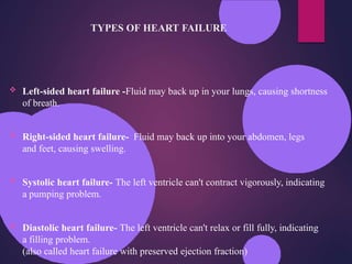 congestive heart failure full ppt presentation | PPTX