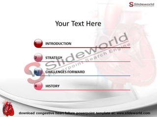 Congestive Heart Failure Powerpoint Template - SlideWorld | PPTX