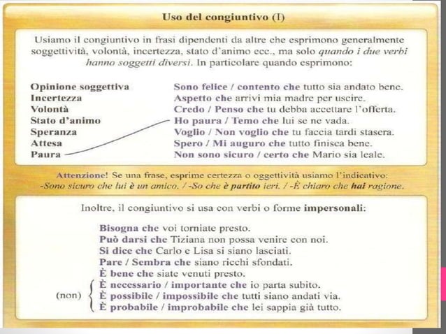 Congiuntivo int 1_parte 1 | PPT