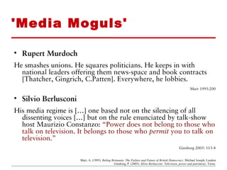 Conglomerate Control | PPT