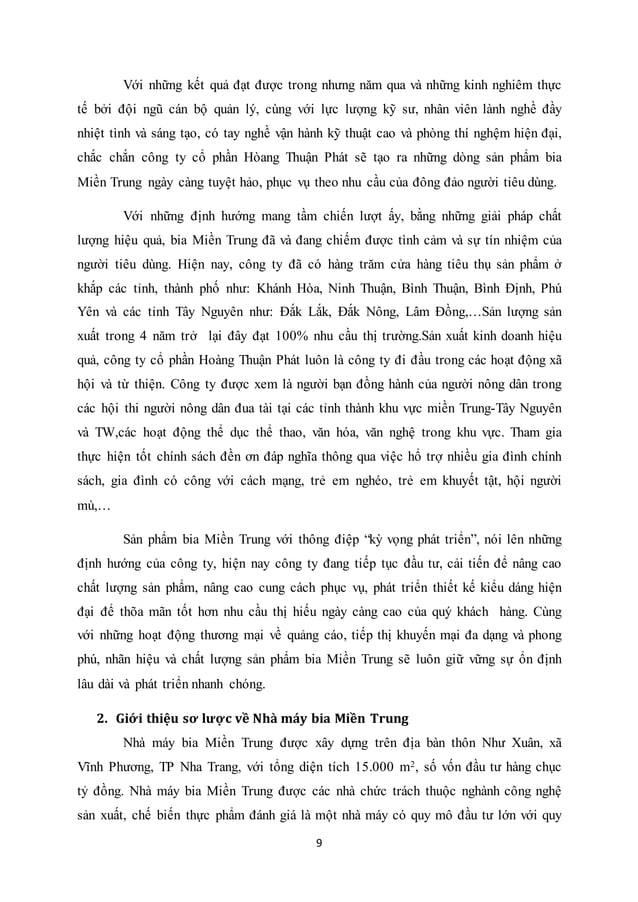 Công nghệ sản xuất bia, Quy trình sản xuất bia, HAY! | DOCX