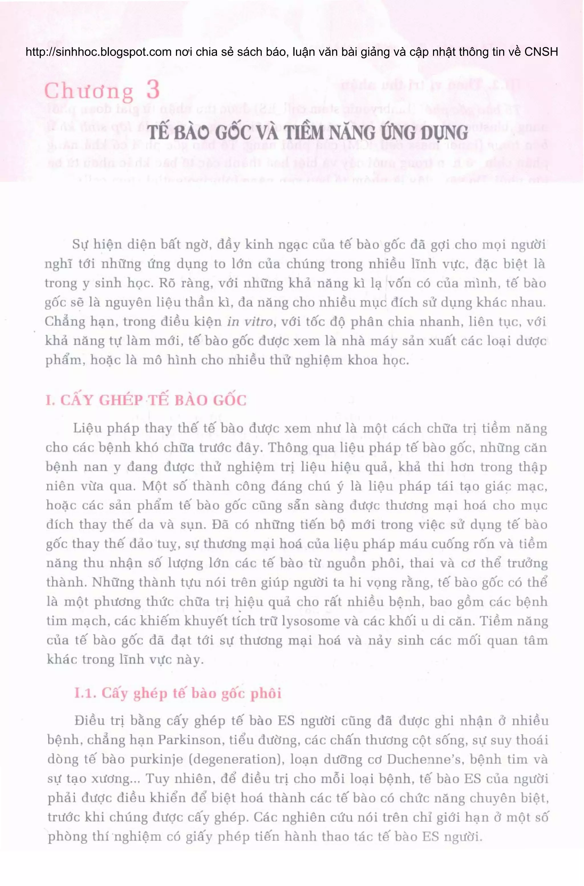 Cong nghe te bao goc Phan Kim Ngoc | PDF