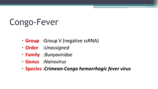 Congo fever | PPTX