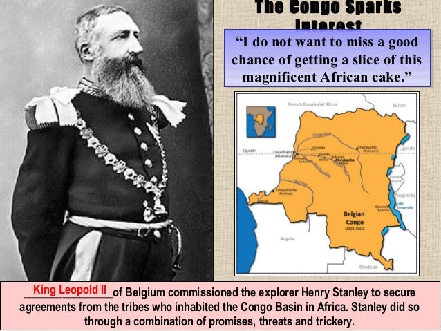 Belgian Congo and British in South Africa