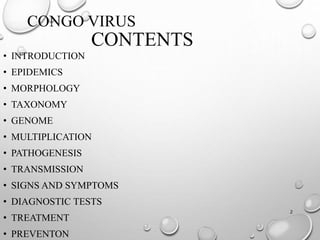 Congo virus | PPTX