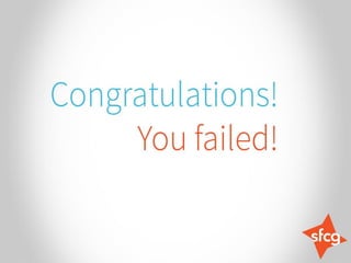 Congrats you failed | PDF