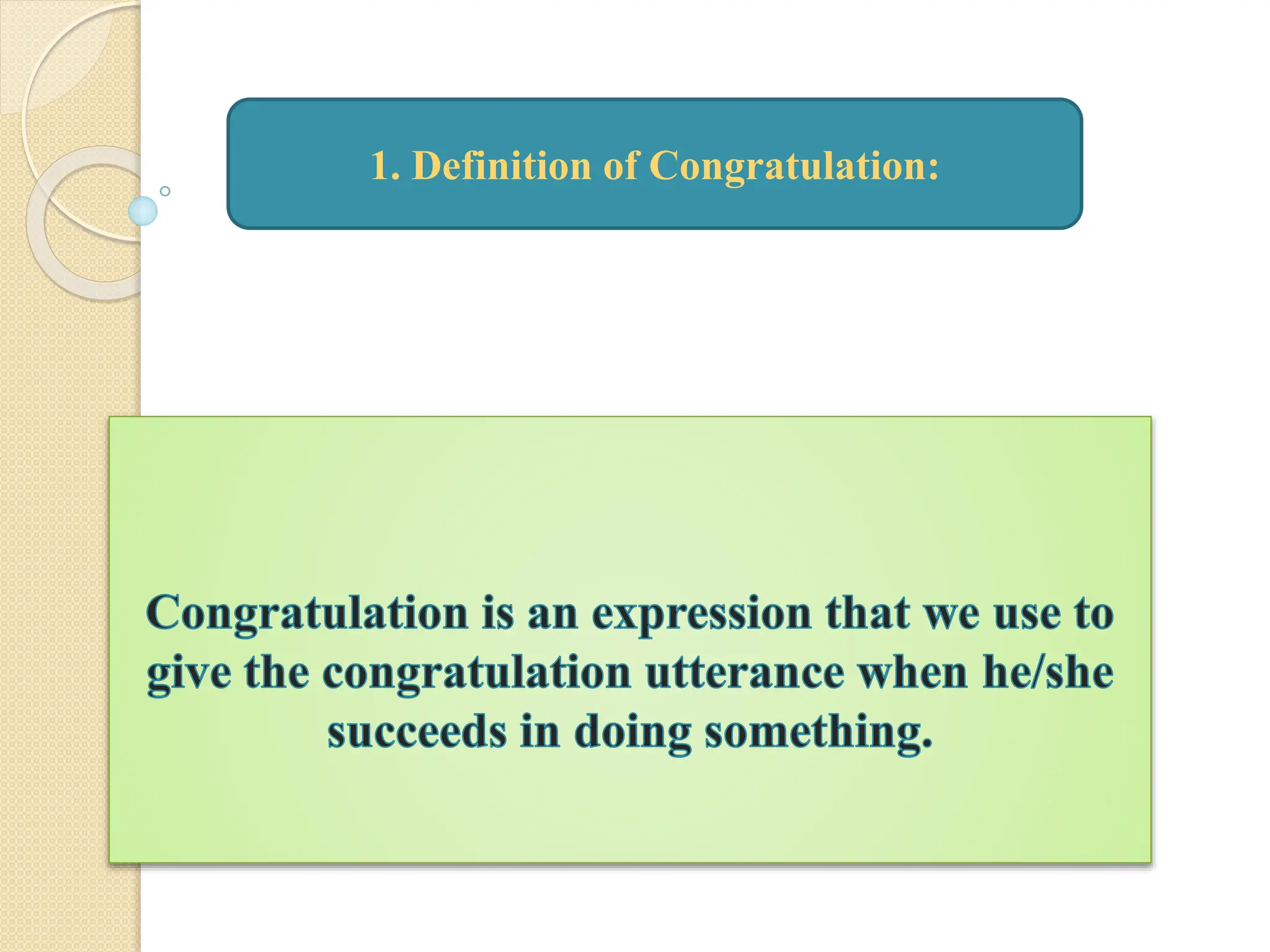 CONGRATULATING & COMPLIMENTING materials | PPTX