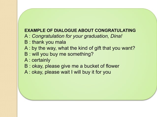 CONGRATULATING & COMPLIMENTING materials | PPTX