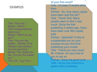 Congratulating others | PPTX