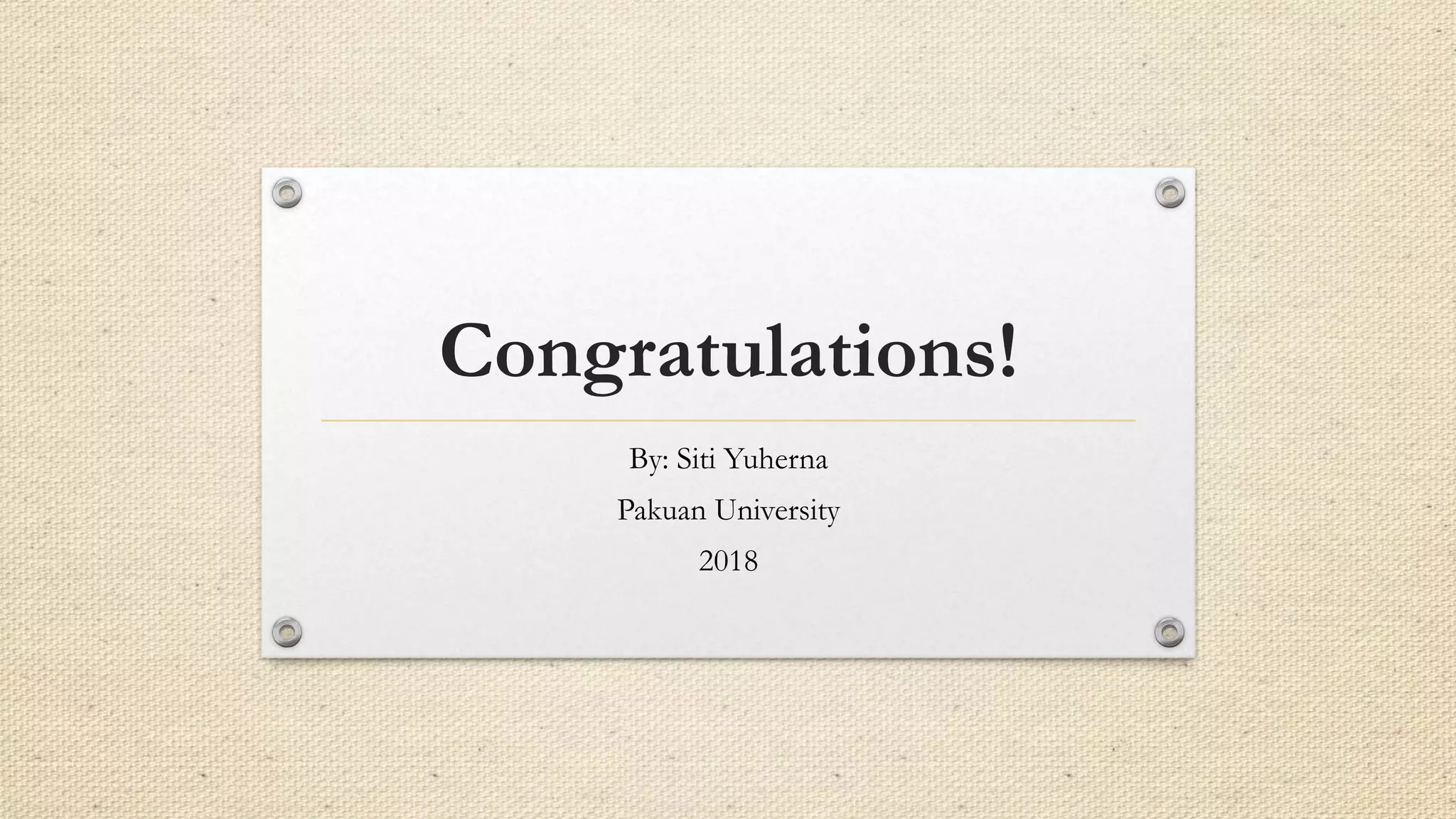 Congratulating Other | PPTX