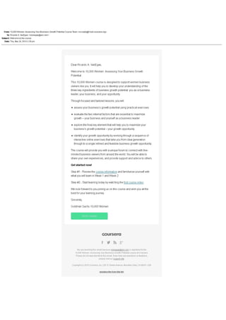 Goldman Sachs 10,000 women collection | PDF