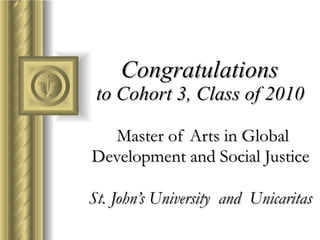 C1 sends Congratulations to C3 | PPT