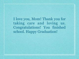 Congratulations to you, mom! | KEY
