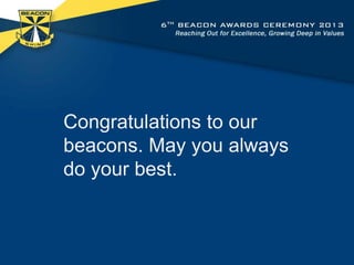 Beacon Awards Ceremony Congratulations | PPTX