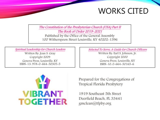 Congregational Nominating Committee Overview | PPTX