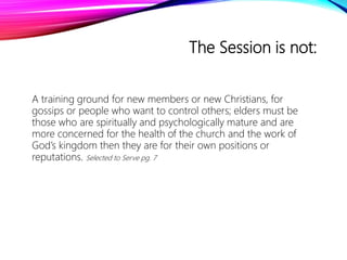 Congregational Nominating Committee Overview | PPTX