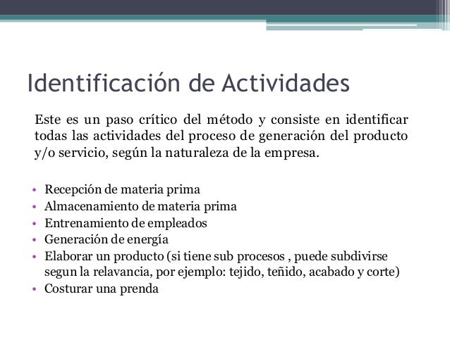 Sistema de costeo basado en actividades (ABC) Sistema de costeo basado en actividades (ABC)