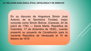 SIMÓN BOLÍVAR VS ÉTICA MORALISTA PLASMADA EN EL DISCURSO DE ANGOSTURA ...