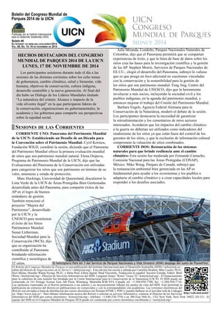 Congreso Mundial de Parques de la Unión Internacional para la ...