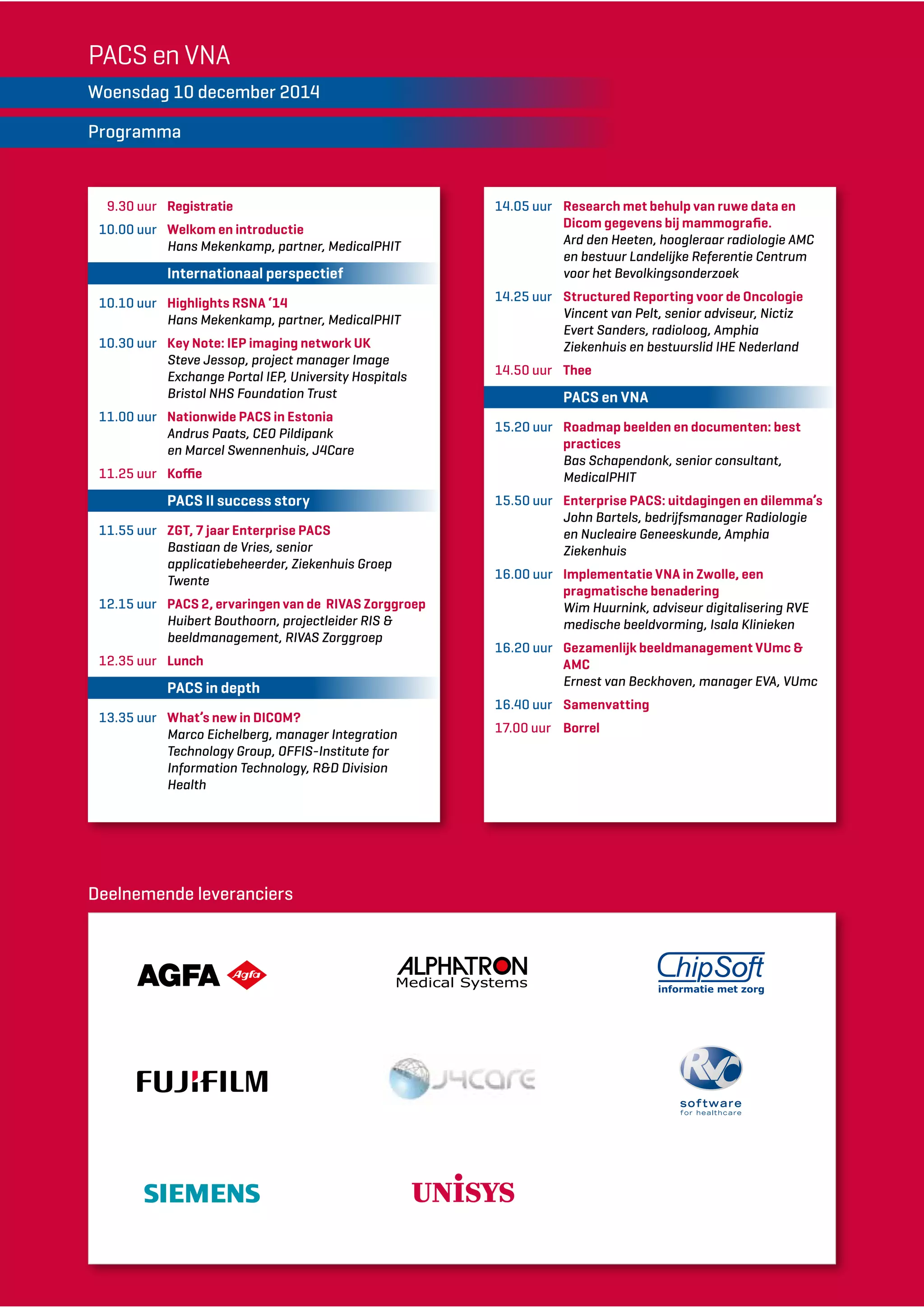 Congres MedicalPHIT PACS en VNA 10 dec. 2014 | PDF