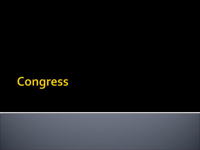 Congress | PPT