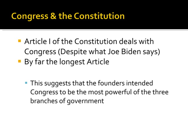 Congress | PPT
