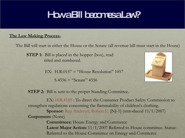 How a Bill becomes a Law? | PPT