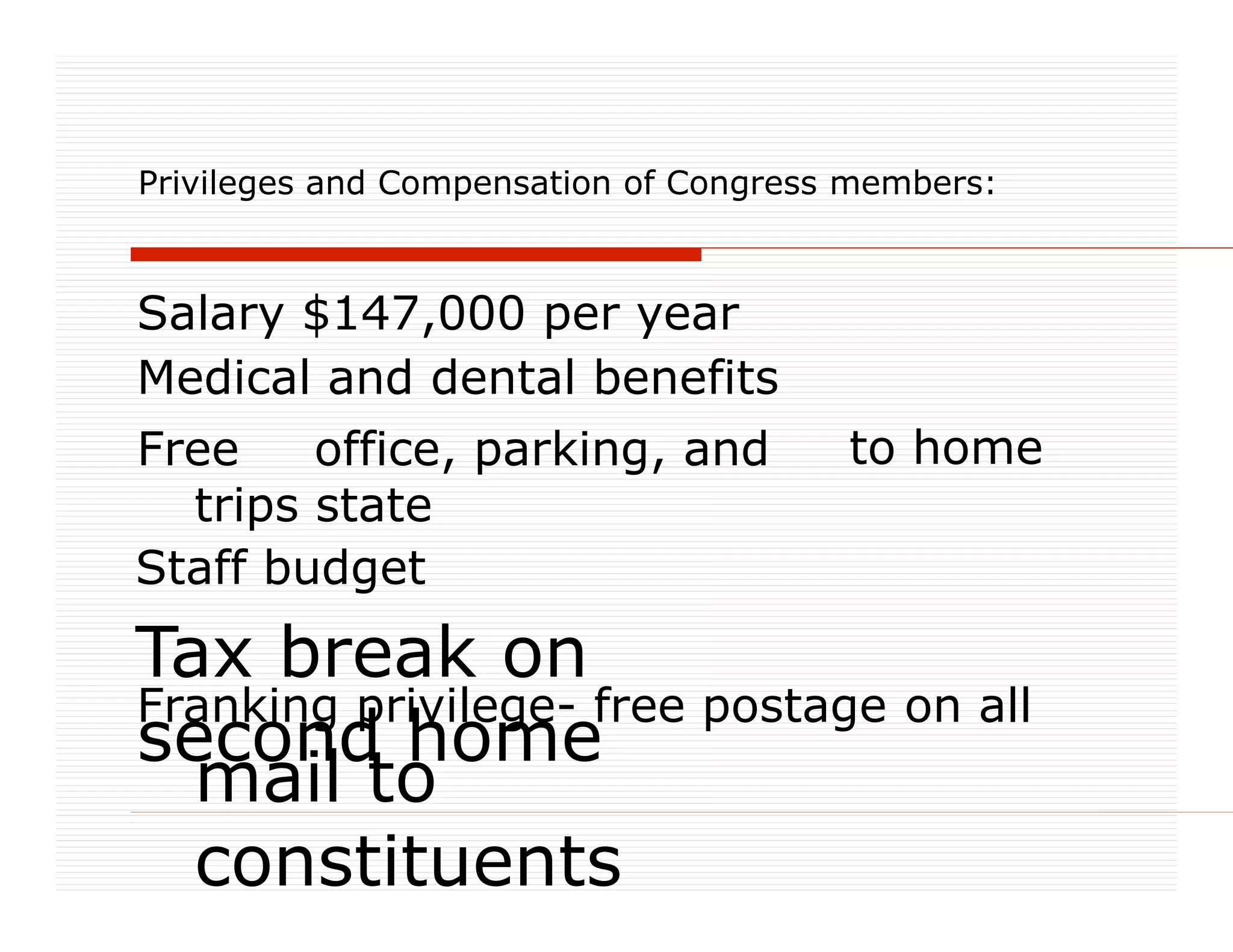 Congress of the USA power point | PPT