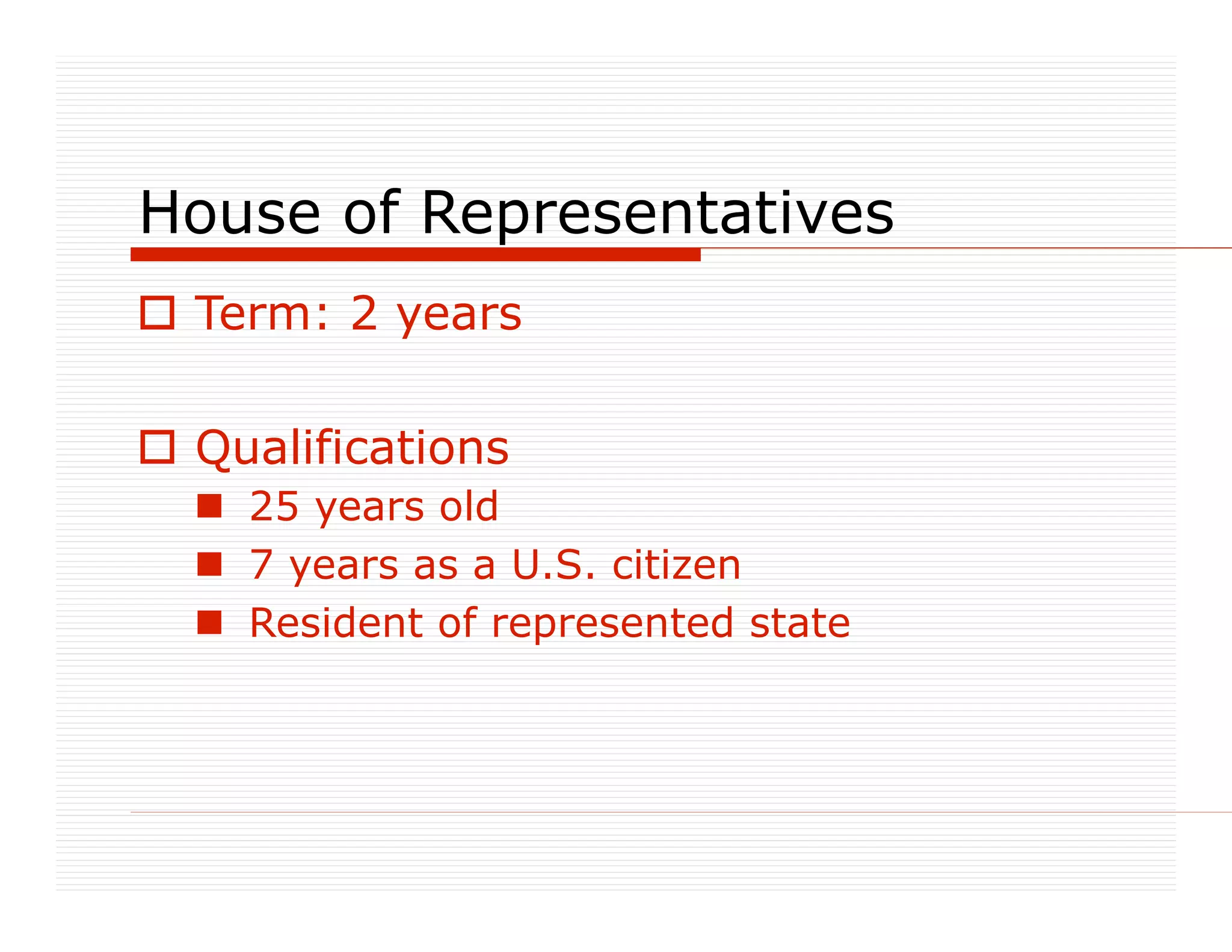 Congress of the USA power point | PPT