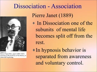 Hypnotically Induced Dissociation - Joseph Meyerson | PPT