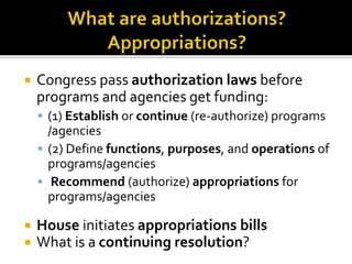 Congress and Public Policy | PPTX