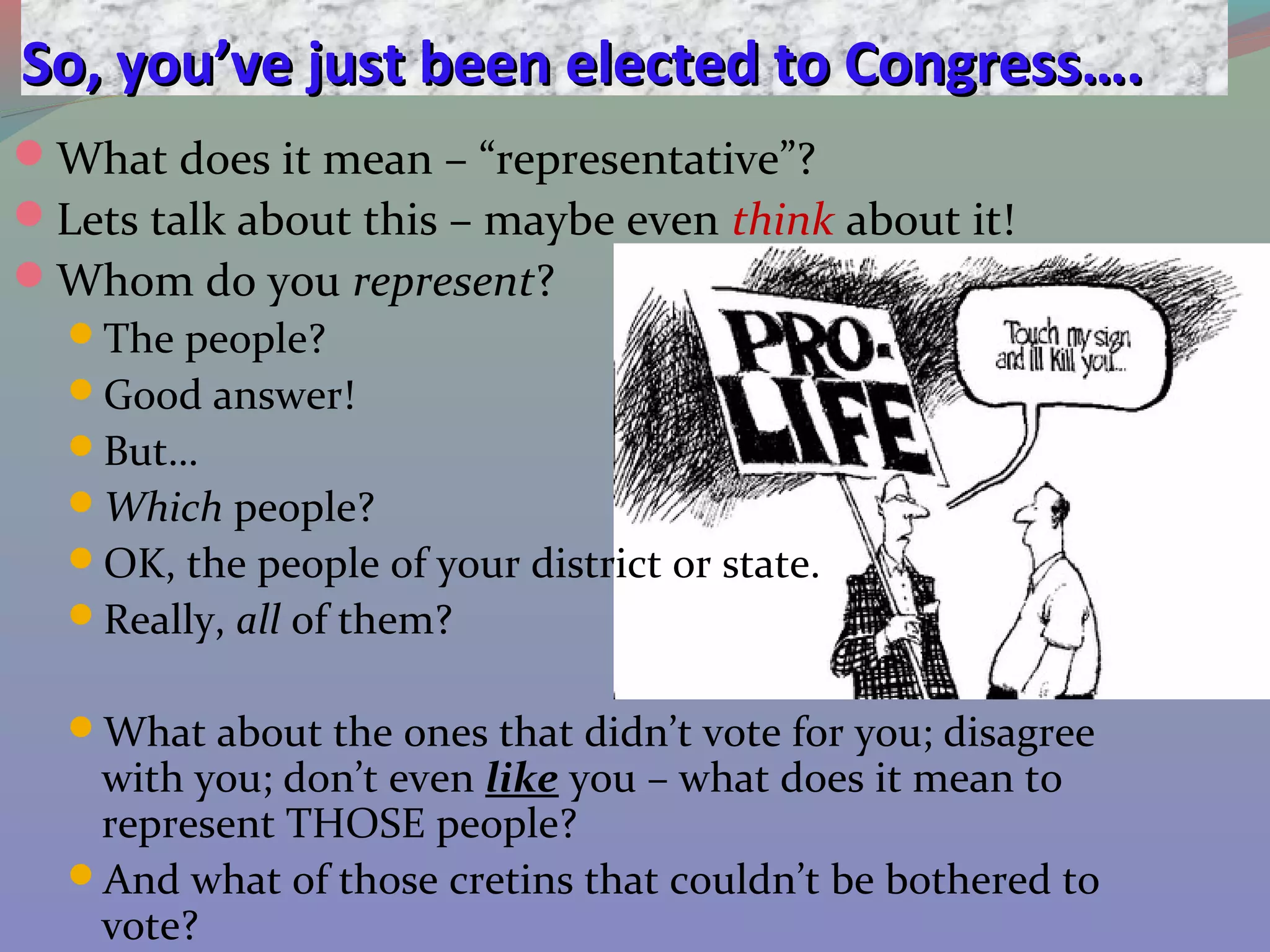 Congress at work | PPT