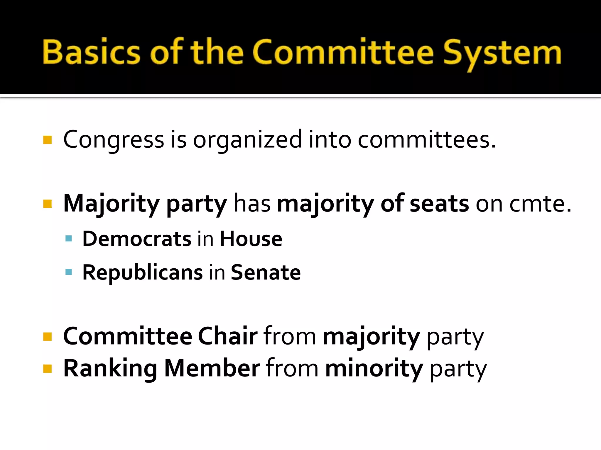 Chapter 7 Congress | PPTX