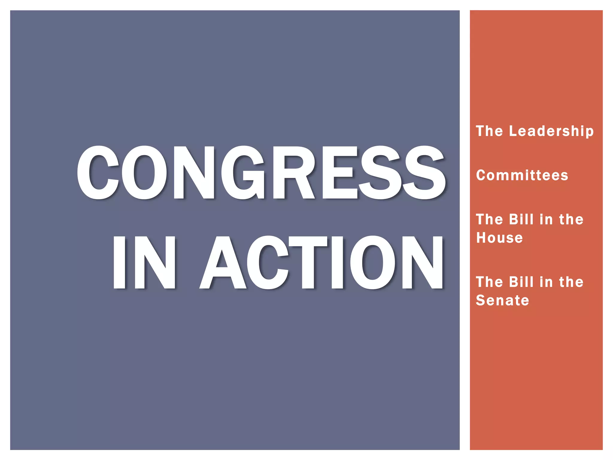 Congress in action | PPT