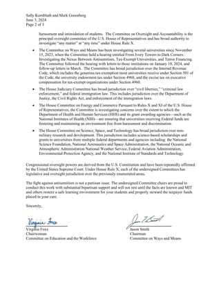 June 3, 2024 Anti-Semitism Letter Sent to MIT President Kornbluth and ...