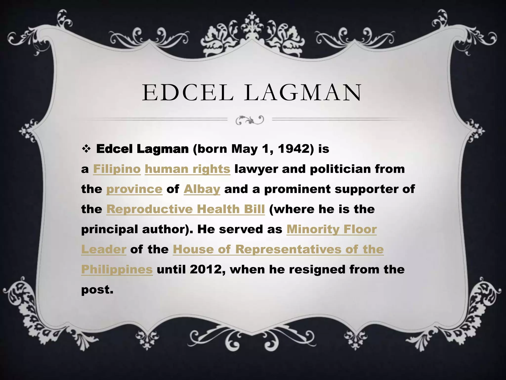 Congressman ng pilipinas | PPTX