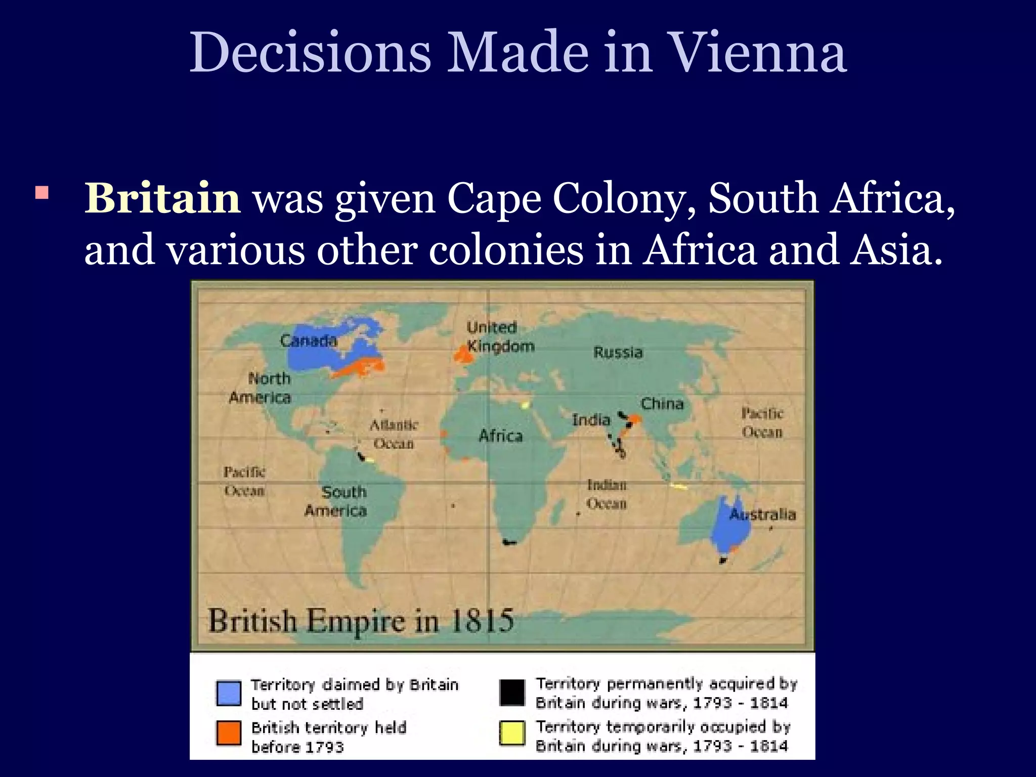 The Congress of Vienna | PPT