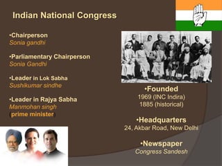 Congrress rule in india | PPTX