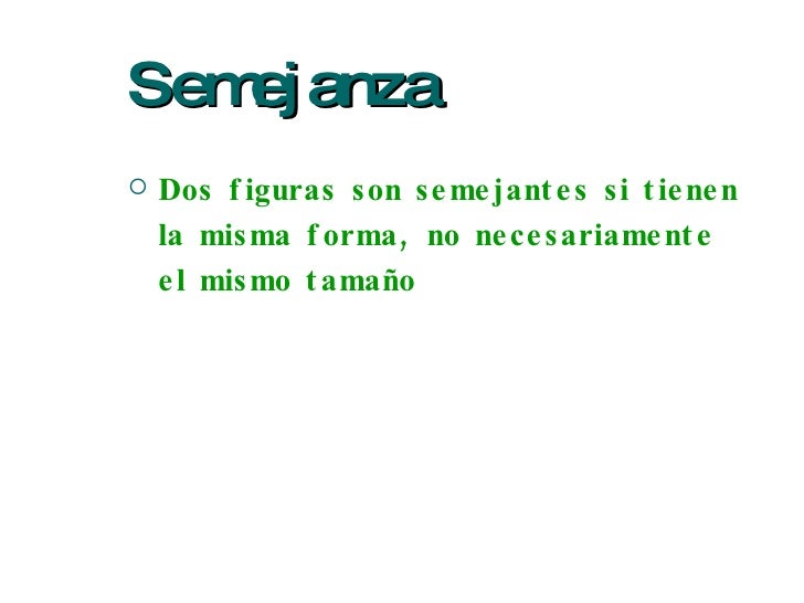 Semejanzas Significado