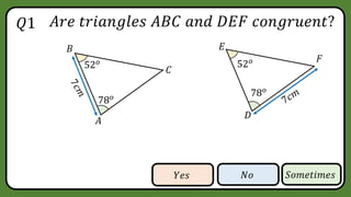 CONGRUENCE AND SIMILARITY IN MATHEMATICS | PPTX